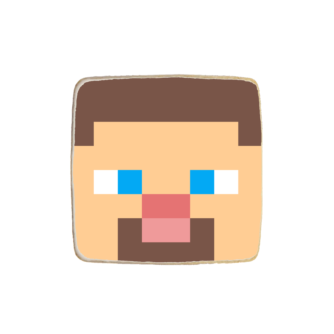 Minecraft Characters Birthday Custom Cookies – ModernBiteLA
